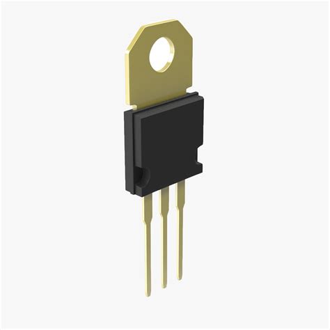 Npn Power Resistor 3d Model Cgtrader
