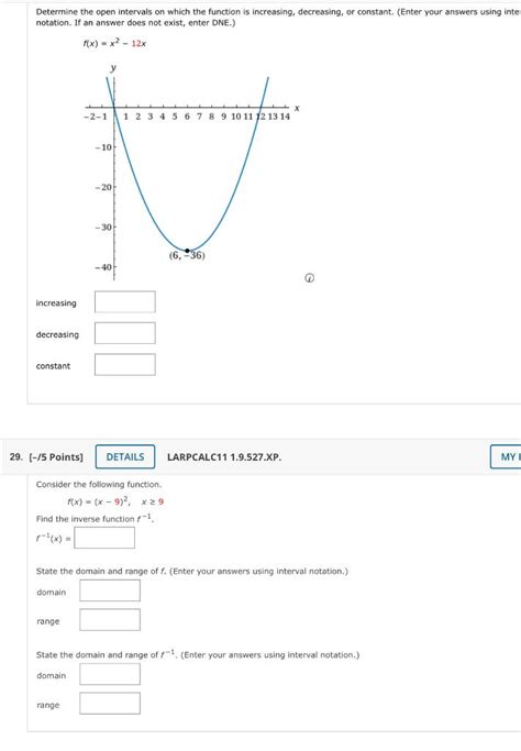 Solved Determine The Open Intervals On Which The Function Is