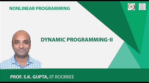 Dynamic Programming Ii Youtube