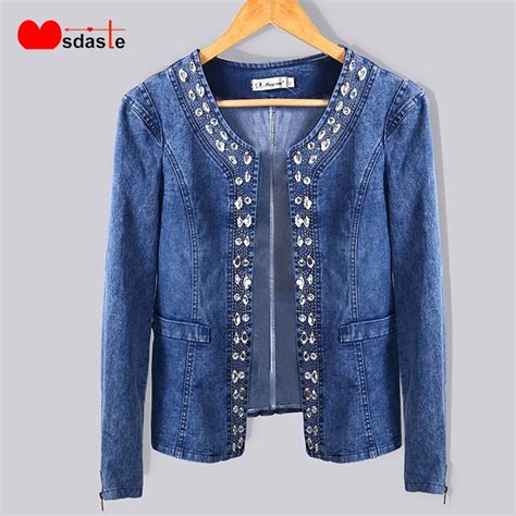 Cheap Jaquetas básicas Buy Directly from China Suppliers Mulheres Denim Casaco Jaqueta Moda Com