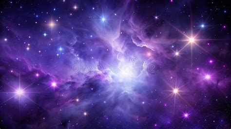 A Stunning Cosmic Purple Nebula A Breathtaking Exploration Of Outer