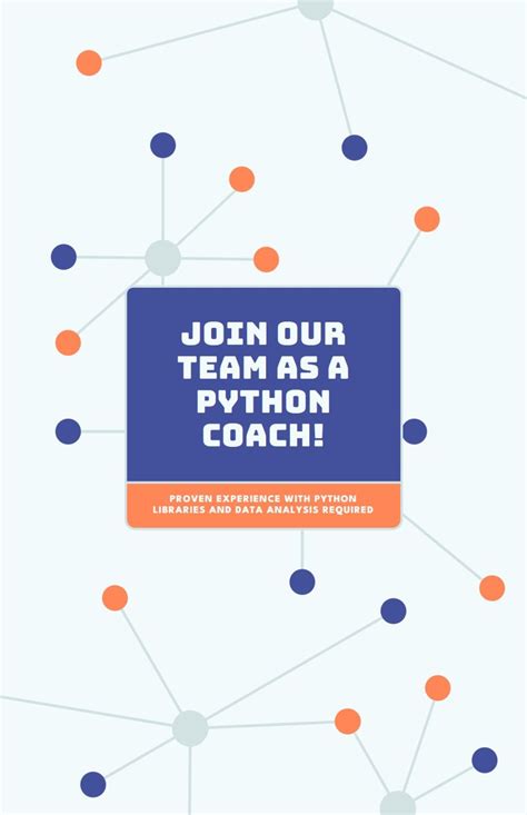 Anjum A On Linkedin 🚀 Were Hiring Python Coach Service Location