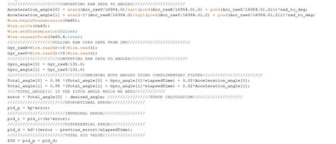 Decoding The Mpu6050 And The Control Action Duke Mems Experiment