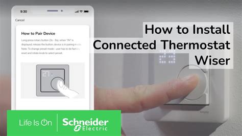 How To Install The Wiser Connected Flush Mounted Thermostat Schneider