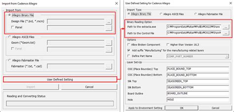 import allegro using binary file