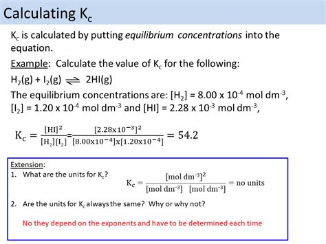 Equilibrium Constant Kc Calculator At Derrick Alvarez Blog