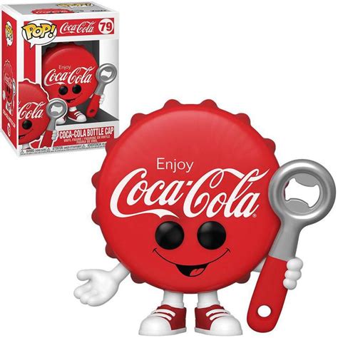 Boneco Funko Pop Ad Icons Coca Cola Coca Cola Bottle Cap 79 Funko