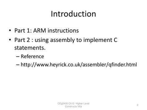chapter 15 higher level constructs ppt download