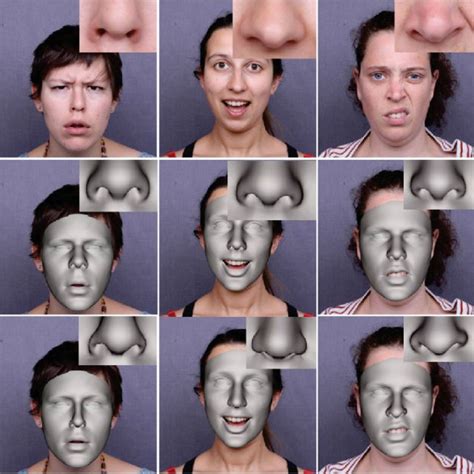Top Input Images Middle Baseline 3d Face Reconstruction Without Nose