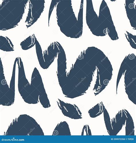 Seamless Pattern With A Simple Abstract Drawing Vector Stock Illustration Illustration Of