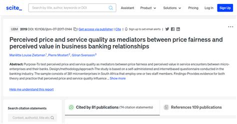 Perceived Price And Service Quality As Mediators Between Price Fairness And Perceived Value In