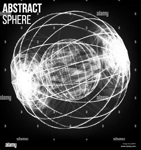 Big Data Visualization Abstract Vector Background Dots Array And Lines