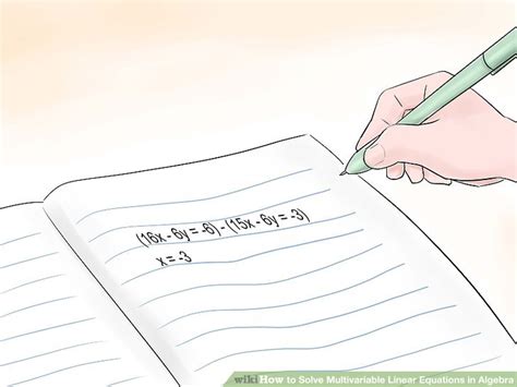 3 Ways To Solve Multivariable Linear Equations In Algebra