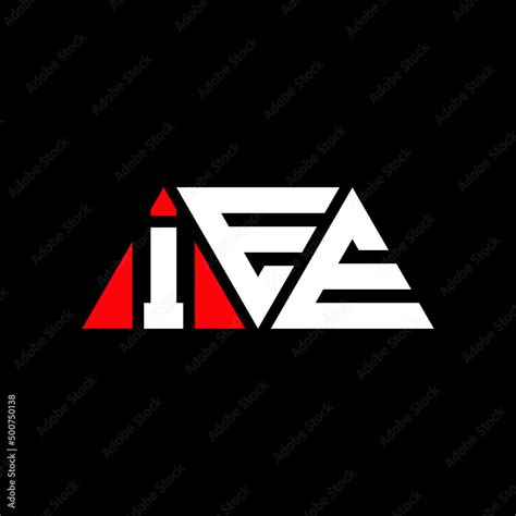 Iee Triangle Letter Logo Design With Triangle Shape Iee Triangle Logo Design Monogram Iee