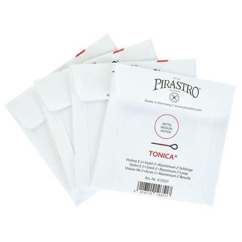 Pirastro Tonica Vn 44 Alu Med Btl Slg Thomann Uk