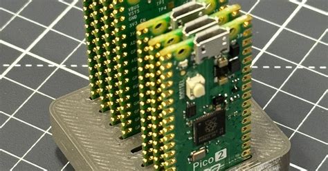 Raspberry Pi Pico And Pico 2 Storage Rack For Gridfinity By Shakataganai