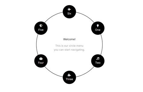 Circle Menu Unlimited Elements For Elementor