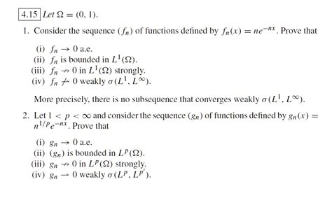 This Is Exercise 415 From Brezis Functional Analysis Please Write Your