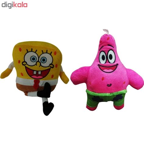 خرید و قیمت عروسک طرح باب اسفنجی و پاتریک مجموعه ۲ عددی41763 ترب