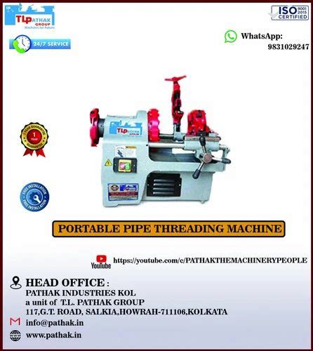Portable Pipe Threading Machine BSPT At Rs 265000 In Howrah ID 21427123288