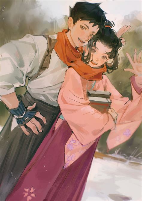 Ryunosuke Naruhodo And Susato Mikotoba Ace Attorney And More Drawn By Liyuliyuzhou Danbooru