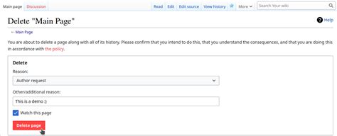 How To Delete Mediawiki Pages Prowiki Help Center