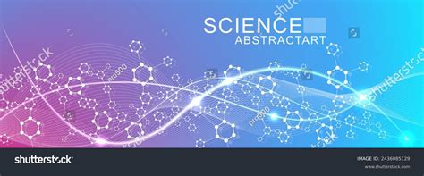 Science Network Pattern Connecting Lines Dots Stock Vector Royalty Free 2436085129 Shutterstock