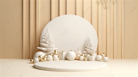 3d 렌더링된 크리스마스 장면 제품 연단 제품 단계 서다 배경 일러스트 및 사진 무료 다운로드 Pngtree