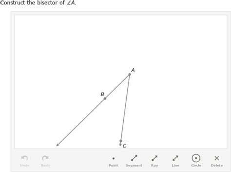 IXL Construct An Angle Bisector Grade Math