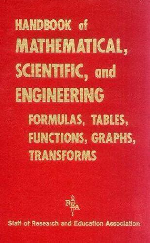 Handbook Ser Reas Handbook Of Mathematical Formulas Tables And