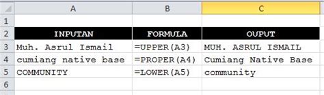Memanipulasi Teks Dgn Fungsi String Pada Excel Catatan Native