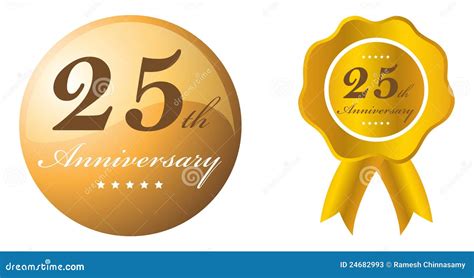 25th Anniversary Stock Vector Illustration Of Celebration 24682993