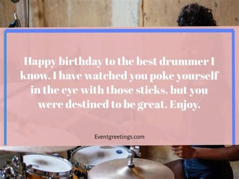 Happy Birthday Drummer Pianist Guitarist Wishes For Musicians
