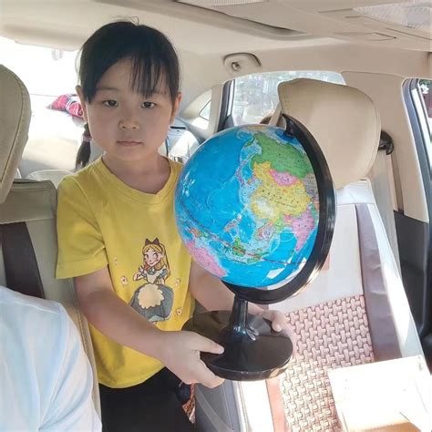 30x215cm World Globe Earth Map In Retro With Base Earth Instrument