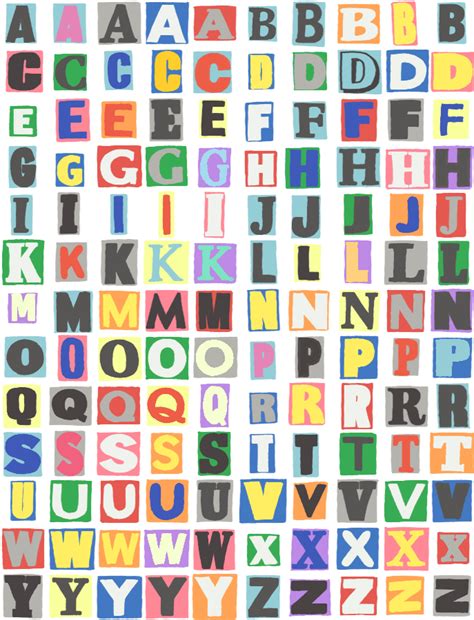 Printable Magazine Letters Printable Free Templates