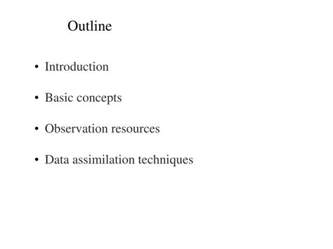 Ppt Numerical Weather Prediction Data Assimilation Part Powerpoint