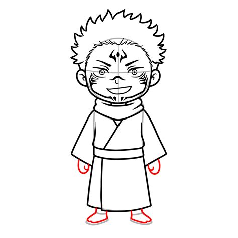 How To Draw Chibi Sukuna The King Of Curses Made Cute