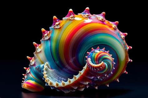 Premium Photo Colorful Seashell
