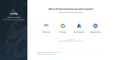 1 Install Sysdig Secure For Aws