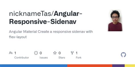 github nicknametas angular responsive sidenav angular material