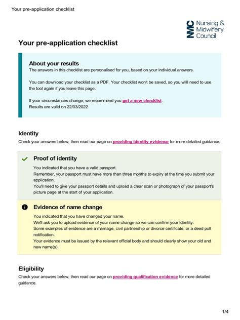 Your Pre Application Checklist Pdf Health Care Health Sciences Your Pre Application Checklist Pdf Health Care Health Sciences