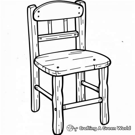 Chair Coloring Pages Free And Printable