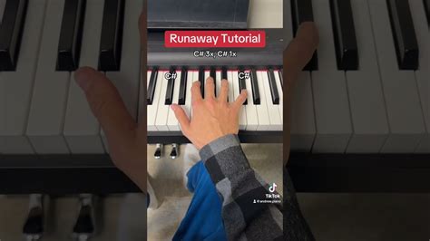 Runaway Kanye West Easy Piano Tutorial With Note Names Youtube