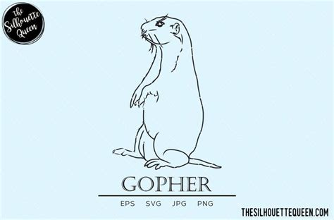 Gopher Svg Burrowing Rodents Svg Pocket Gopher Svg Geomyidae Svg