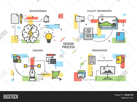 Line Illustrations Vector Photo Free Trial Bigstock