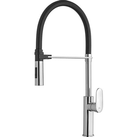 Paffoni Candy Miscelatore Lavello Professional Cromo Nero Fissore