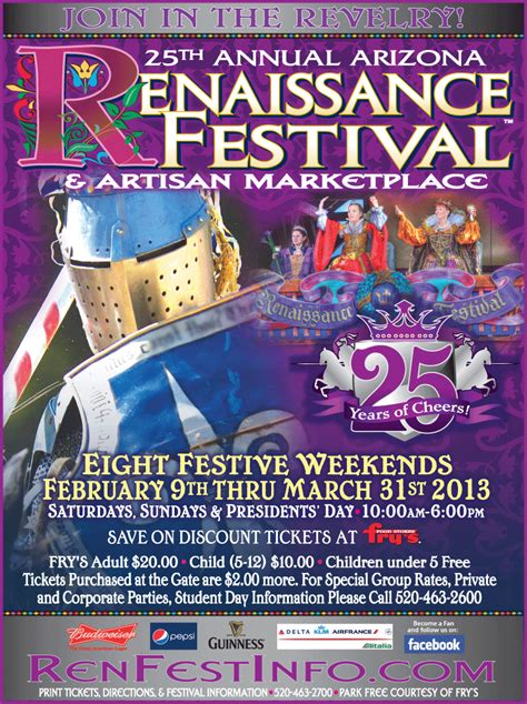 Ren Fest Ticket Giveaway Festival Revelry Renaissance Festival