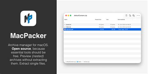 Github Sarenswmacpacker Archive Manager For Macos Open Source Because Essential Tools