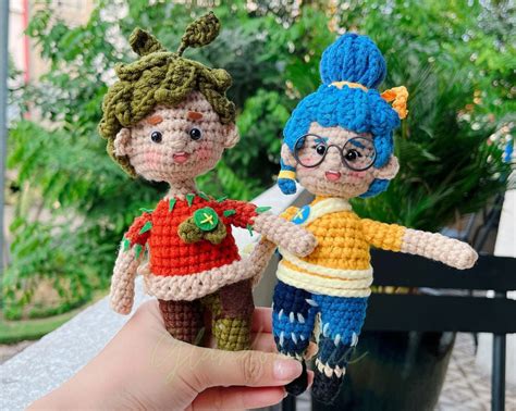 Crochet It Takes Two Inspired Plush Doll May And Cody Plush Toys Game