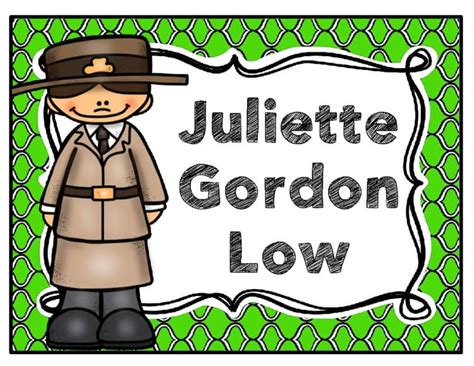 Juliette Gordon Low Biography Pack By The Creative Coach April Teal